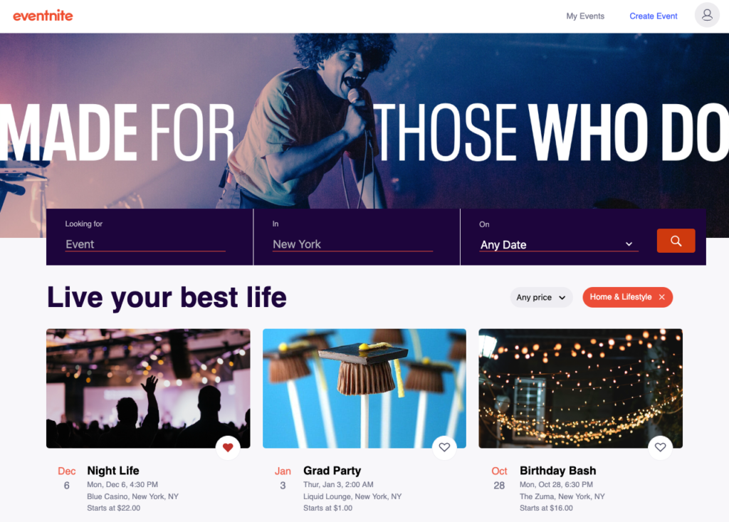 GitHub - Russel-Tsang/Eventnite: An eventbrite clone: